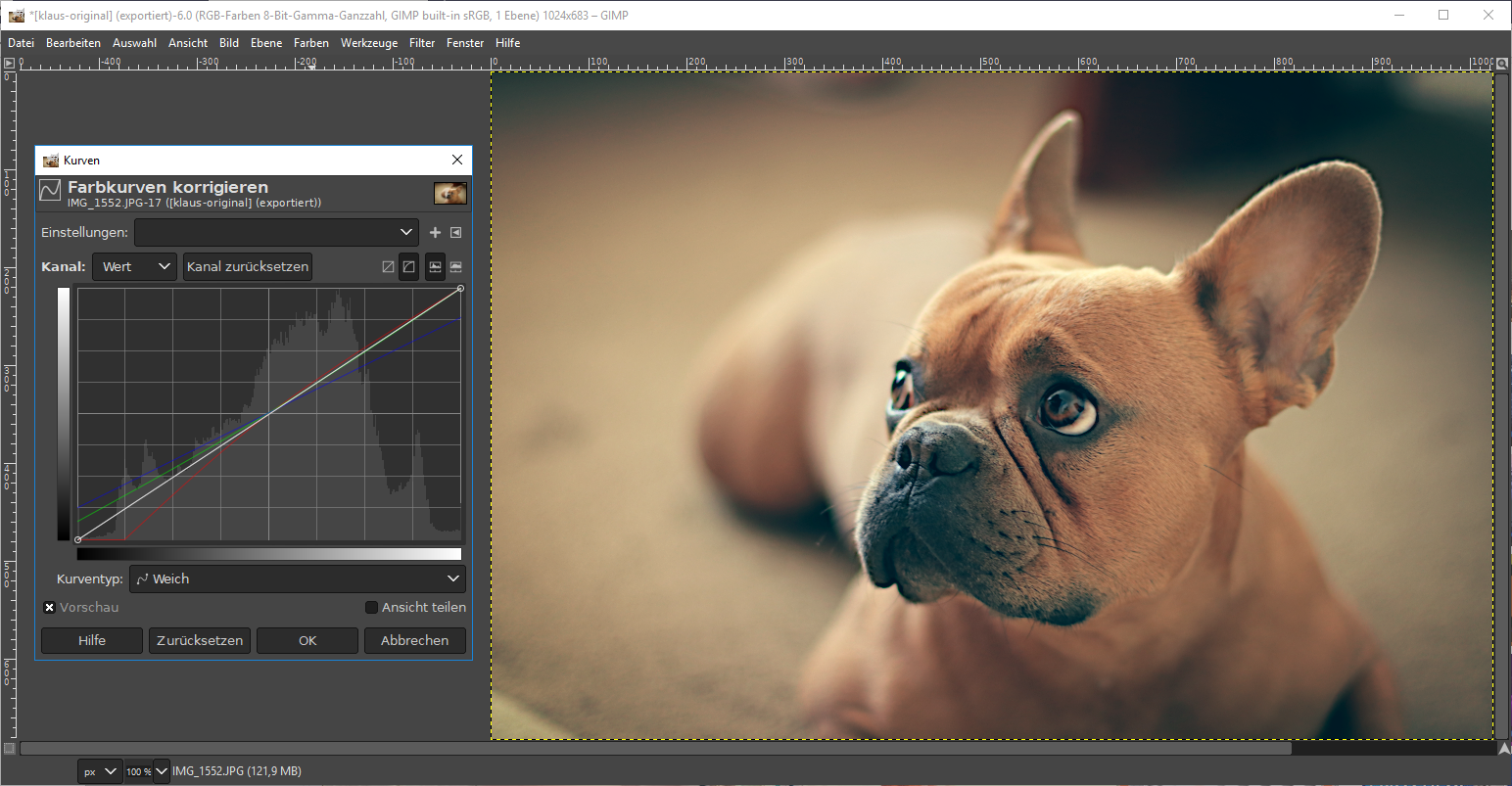 GIMP Crossprozessing